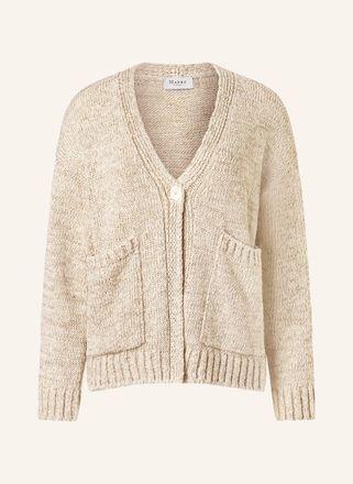 Maerz Maerz Muenchen Strickjacke Mit Leinen weiss