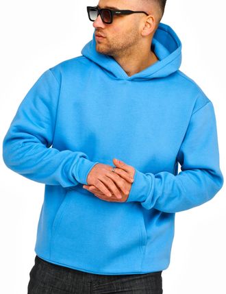 Behype. Herren Oversize Hoodie Kapuzenpullover Einfarbig Basic Heavy Blank Pullover Unifarben Kapuzen-Sweatshirt (DE/NL/SE/PL, Alphanumerisch, XL, Regular, Re