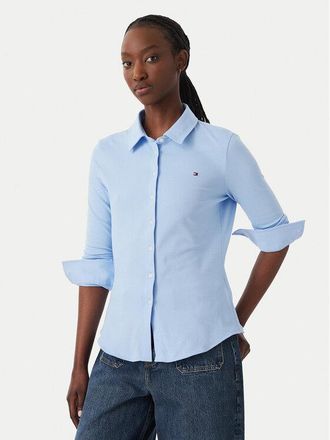 Tommy Hilfiger Hemd WW0WW43528 Blau Slim Fit