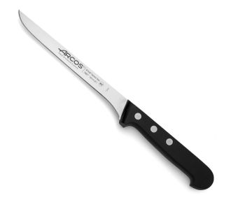 Arcos Serie Universal - Filetmesser Steakmesser - Klinge Nitrum Edelstahl 160 mm - HandGriff Polyoxymethylen (POM) Farbe Schwarz