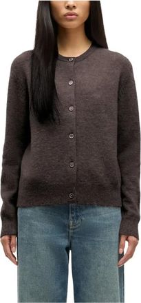 Samsøe & Samsøe Femme, Pulls, Brun, Taille: 36 FR Nor Short Cardigan 7355