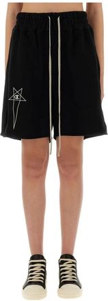 Champion Femme, Shorts, Noir, Taille: 38 FR Reverse Weave Embroidered Logo Sweat Shorts