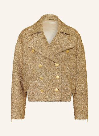 Nvsco Nvsco Cabanjacke Samantha Mit Glitzergarn gold