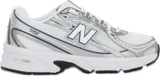 New Balance Low-Top Sneaker - Multicolour Sneakers With Iconic Logo - Gr. 11_5 - in Wei&szlig; - f&uuml;r Damen