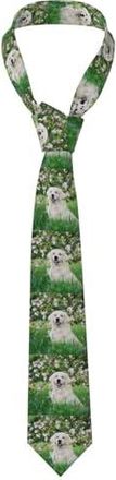 Generic Cravates Homme Golden Retriever Chien Fleur Fine Cravates &Eacute;troit Cravate Pour &Eacute;v&eacute;nements L&Eacute;cole Accessoires