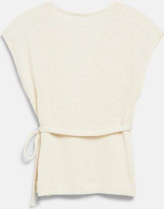 s.Oliver Kurzarmpullover T-Shirt Wickel-T-Shirt in Strickoptik