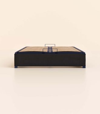 Tediber Sommier coffre 140x200 cm Plus - Noir Anthracite - Tediber