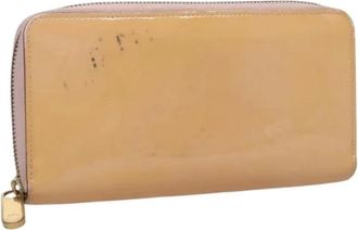 Louis Vuitton Pre-owned Cuir petite-maroquinerie - Femme - Pre-owned - Beige - Taille: ONE Size