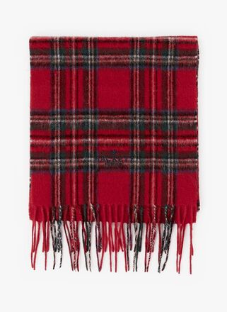 Hackett Echarpe &agrave; carreaux en laine et cachemire