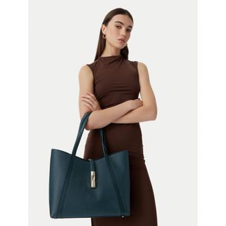 Furla Handtasche Furla Goccia L WB01788 BX3353 CN 4907S Dunkelgr&uuml;n
