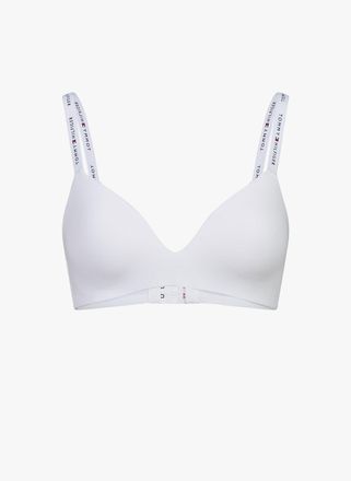 Tommy Hilfiger Soutien-gorge &agrave; logo en coton m&eacute;lang&eacute;