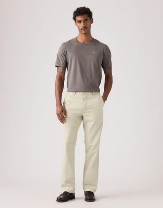 Levi's Xx Chino - Authentic Relaxed - Miles Plaid - Chinohosen in Neutral in lockerer Passform-Wei&szlig;