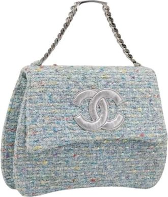 Chanel Sac &agrave; main vintage doccasion - Femme - Pre-owned - Bleu - Taille: ONE Size