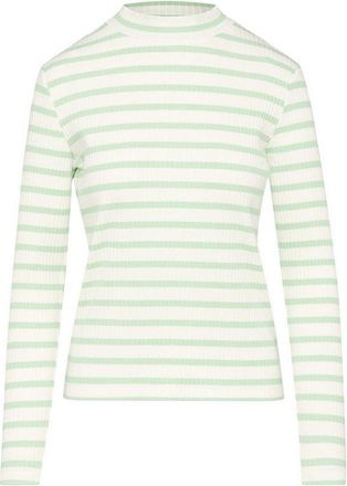 s.Oliver Langarmshirt T-Shirt Langarmshirt mit Rippstruktur und Stehkragen