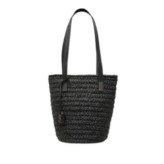 Saint Laurent Pre-owned Raffia Shoulder Bag - - Pre-owned - Damen - Schwarzk - ONE SIZE