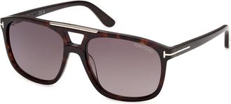 Tom Ford Lunettes de soleil Brianna-02 - unisex - Accessoires - Brun - Taille: 58 MM