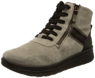 Ara Damen Sapporo Mid-cut Sneaker, MOON,SCHWARZ, 37.5 EU Weit