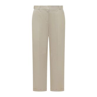 Tom Ford Femme, Pantalons, Beige, Taille: 40 FR Twill Chino Pantalons