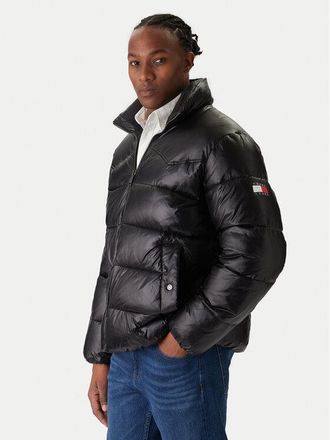 Tommy Jeans Winterjacke Western DM0DM22286 Schwarz Regular Fit