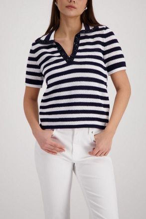 Monari Kurzarmpullover Pullover