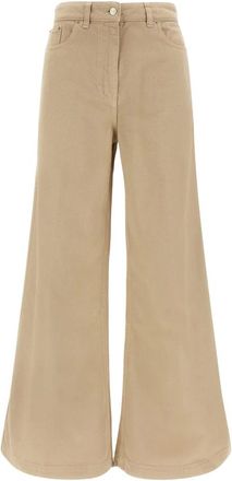 Nude Nude, Femme, Pantalons, Beige, Taille: 38 FR Tilda Wide Pantalons