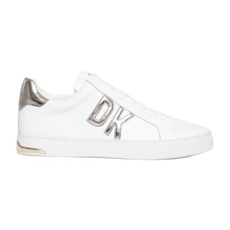 DKNY Dkny, Femme, Chaussures, Blanc, Taille: 40 1/2 EU Chaussures pour femmes avec des d&eacute;tails couleur champagne