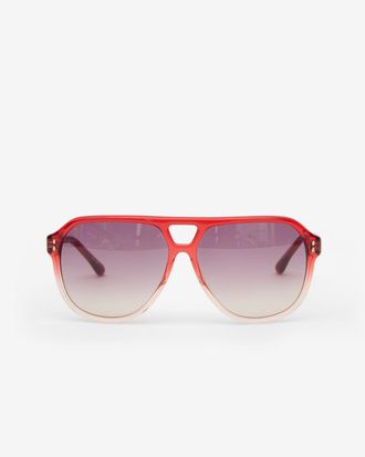 Isabel Marant Lunettes Aneya - Femme - Shaded Red-pink Shaded - Isabel Marant