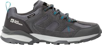 Jack Wolfskin Damen Trail Hiker Texapore Low W Wanderschuh, Tarmac Grey/Light Blue, 37.5 EU