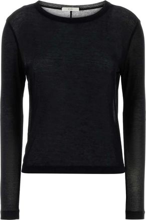 Co Femme, Tops, Noir, Taille: 36 FR T-shirt &agrave; manches longues