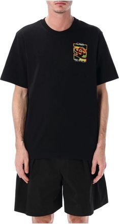 Casablanca Homme, Tops, Noir, Taille: M Heat Map Classic T-Shirt