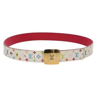 Louis Vuitton Pre-owned Vintage Monogram Multicolor Belt - - Pre-owned - Damen - Wei&szlig; - ONE SIZE
