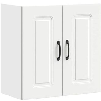 vidaXL K&uuml;chen-H&auml;ngeschrank Kalmar Wei&szlig; Holzwerkstoff Vidaxl
