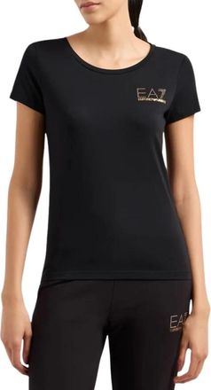 Emporio Armani Emporio Armani Ea7, Femme, Sport, Noir, Taille: 38 FR T-Shirt