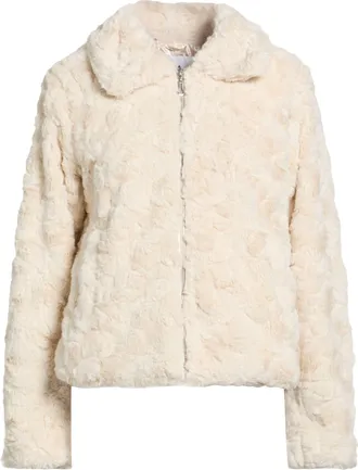 Vila JACKEN & M&Auml;NTEL - Shearling- & Kunstfell auf YOOX.COM