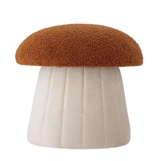 Bloomingville Bertil Pouf, Rot, Polyester