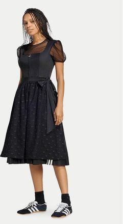 adidas Kleid f&uuml;r den Alltag Dirndl Dress LG2246 Schwarz Regular Fit
