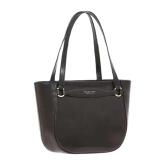The Bridge Lederne Einkaufstasche mit Frontlogo - - Bags - Damen - Schwarzk - ONE SIZE