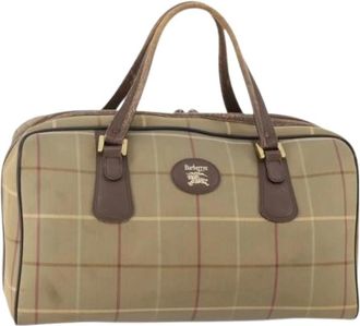 Burberry Sac Boston Pre-owned - Femme - Pre-owned - Beige - Taille: ONE Size