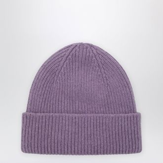 Le Bonnet Beanie aus Wolle und Caregora in Lavender