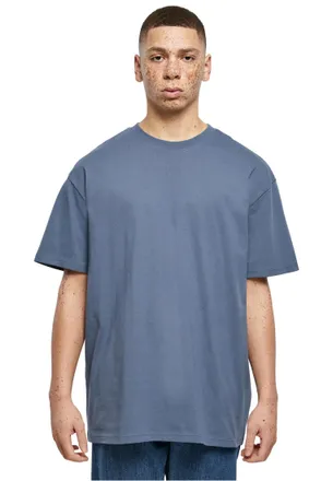 Build Your Brand Herren T-Shirt Heavy Oversize Tee, Basic T-Shirt f&uuml;r M&auml;nner, Oversized Fit, Baumwolle, 4XL, vintageblue