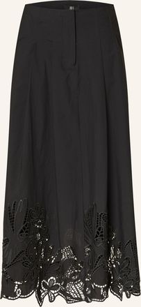 Riani Riani Rock Mit Lochspitze schwarz