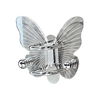 Generico Wandmontierter Zahnb&uuml;rstenhalter | Kamm-Organizer | Haarring-Organizer in D-Form, Haarb&uuml;rstenhalter, Integriert f&uuml;r V