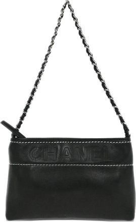 Chanel 2003 Schultertasche mit Kettenriemen - Schwarz