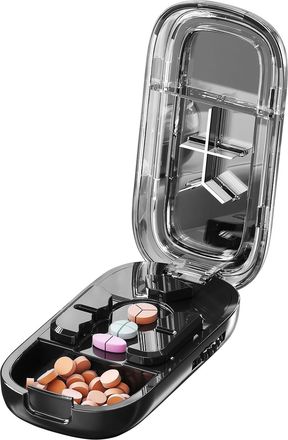 Generico Tablettenschneider, tragbares Werkzeug zum Schneiden von Tabletten, wöchentlicher Organizer für Zuhause, Reisen, Krankenhaus, Schule, Camping, Arbeit,