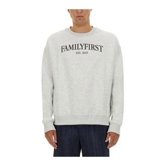 Family Fir$t Milano Crewneck Grafik-Sweatshirt - - Sweatshirts & Hoodies - Herren - Grau - L