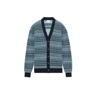 Dr&ocirc;le de Monsieur Cardigan Maille Coogi - - Knitwear - Herren - Mehrfarbig - M