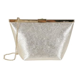 Jimmy Choo London Femme, Sacs, Gris, Taille: ONE Size Ganache Clutch