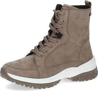 Caprice Bottines à lacets Airmotion pour femme en cuir avec fermeture éclair, largeur G, Suede, 40 EU