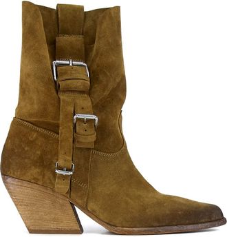 Elena Iachi Femme, Chaussures, Vert, Taille: 36 EU Texano Boot