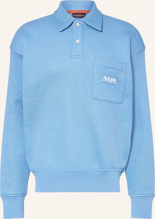 Napapijri Jersey-Poloshirt Mirrat blau